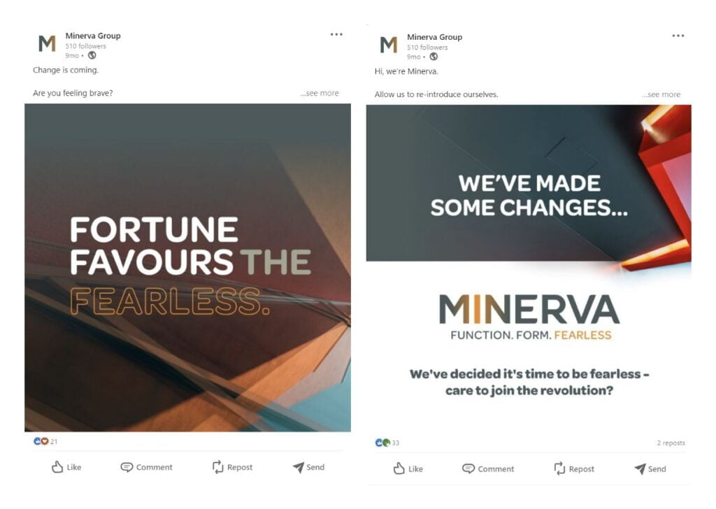 Minerva Group - Firesauce Creative